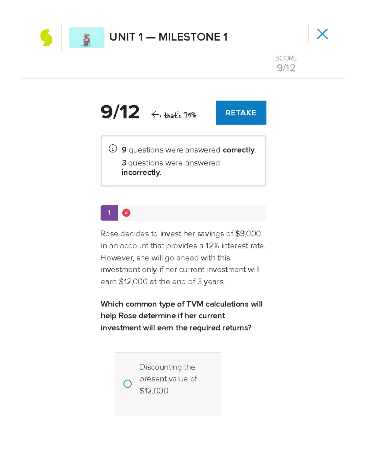 Sophia - Personal Finance Unit 1 Milestone 1 Overview and Concepts ...