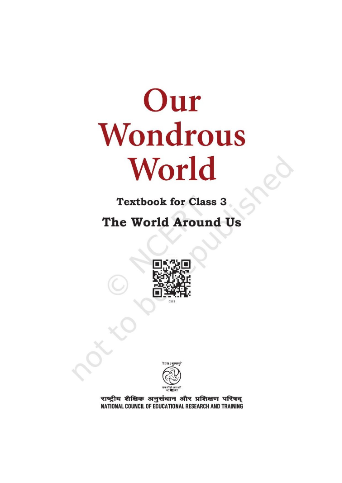 3rd - This is a very good course - Our Wondrous World Textbook for ...