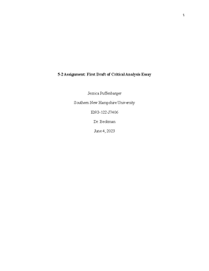 Module 5 Journal - CS250 - 1 Module 5 Journal Jessica Puffenbarger ...