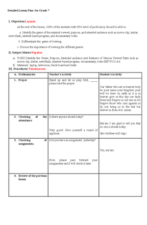 G9 Lesson PLAN Sample 1 - LAAY VALUE JUDGEMENT - Department of ...