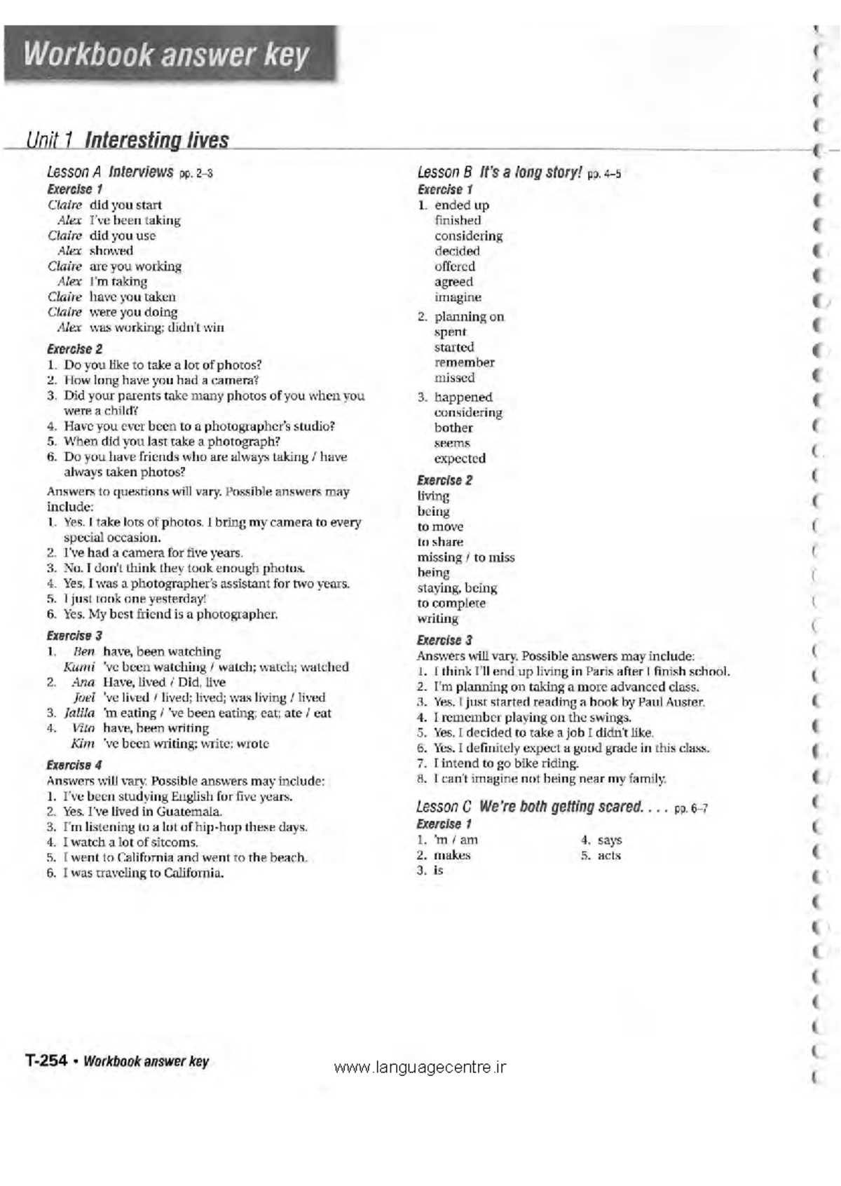 406396163 Touchstone 4 Workbook Answer Key - First Edition (PDF) - Studocu