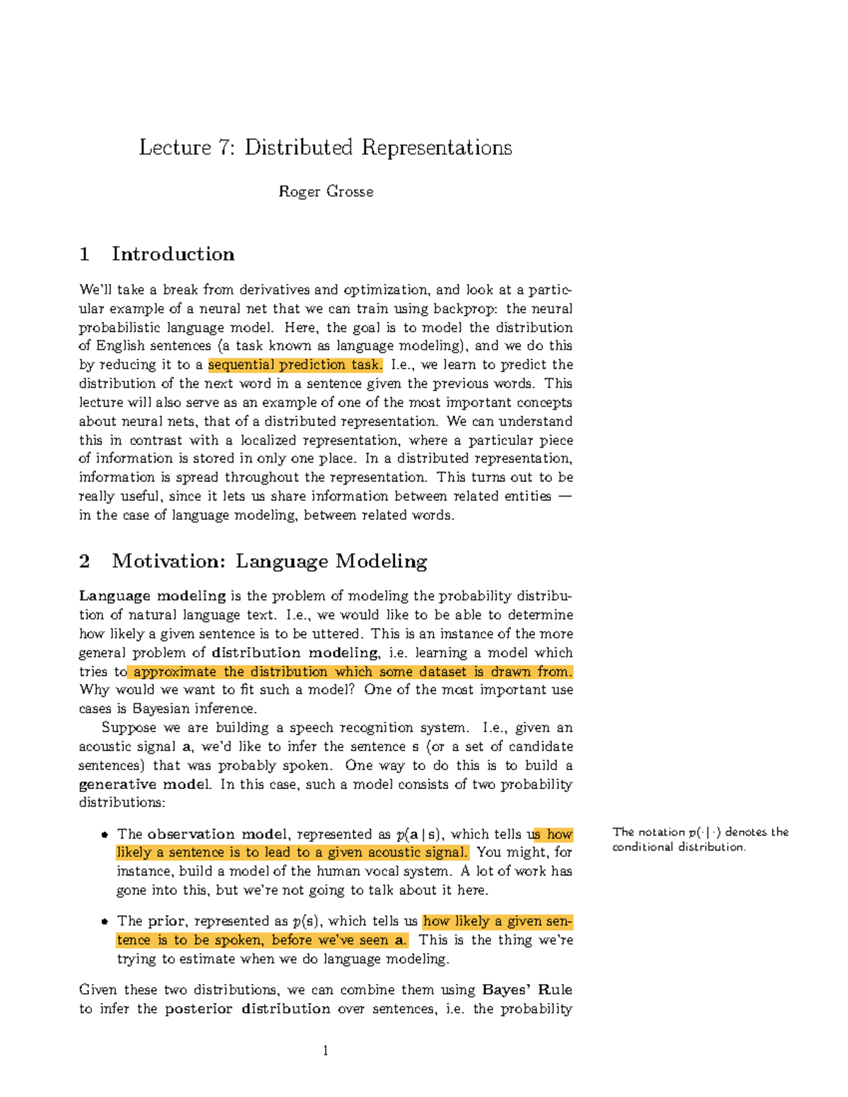 L07 Distributed Representations - Lecture 7: Distributed ...