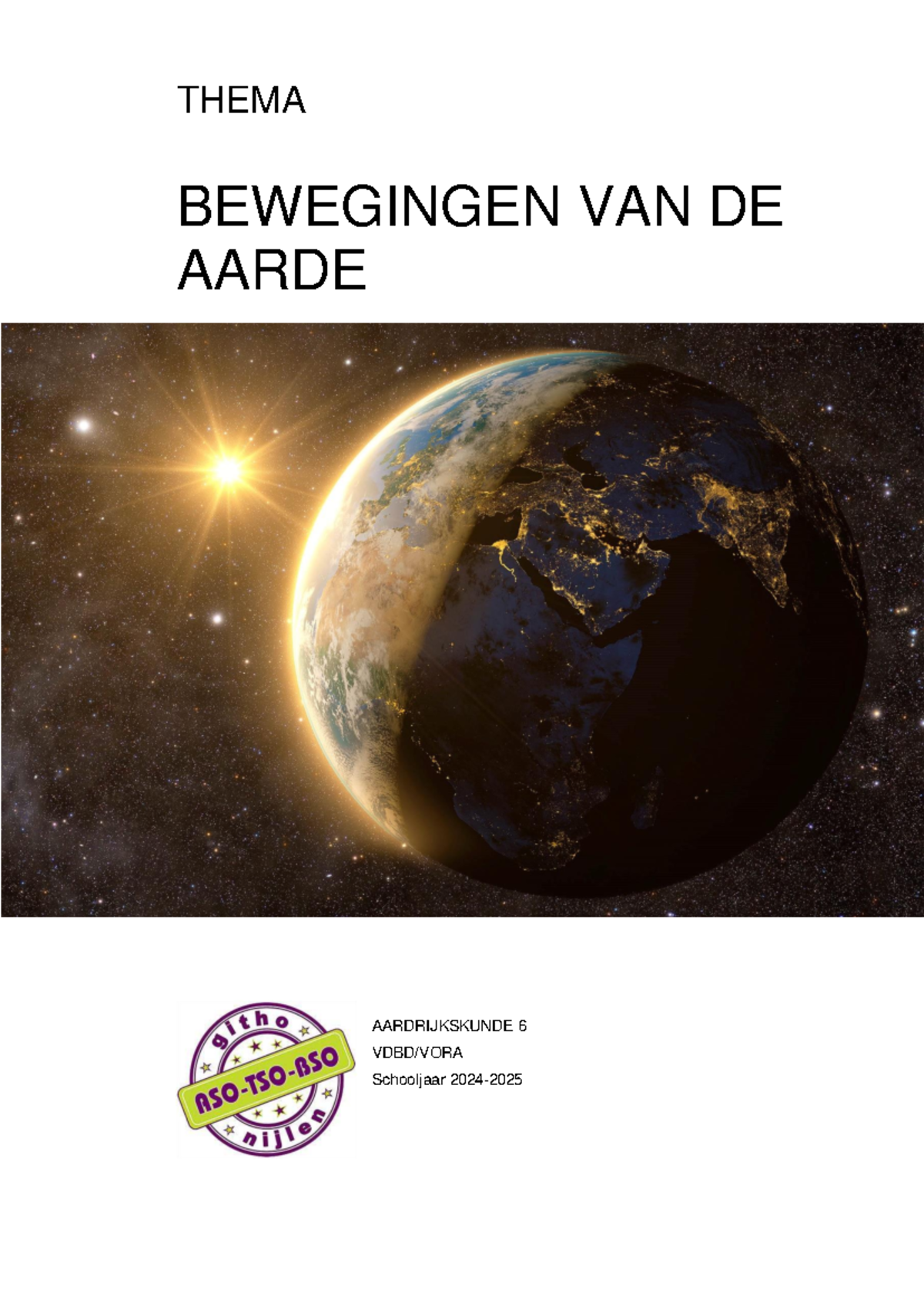 Thema 5: Aardbewegingen en Tijdzones in Aardrijkskunde 6 - Studocu
