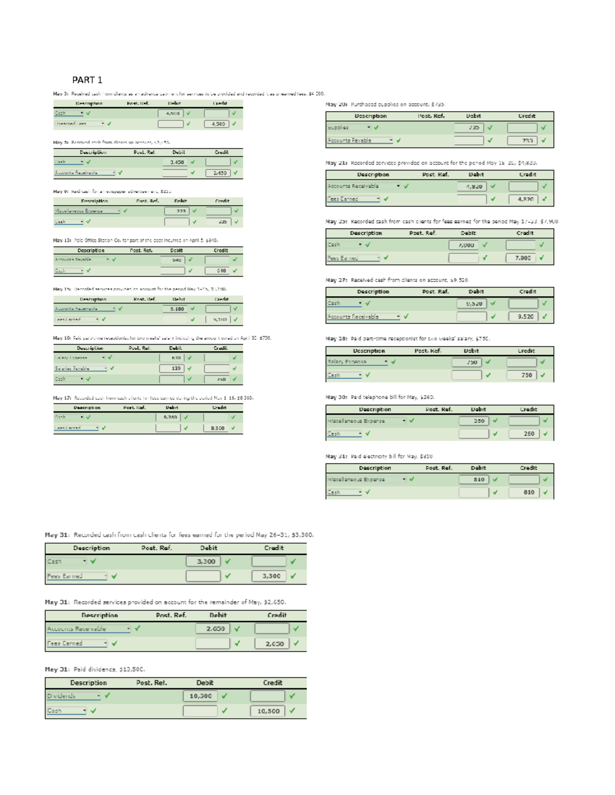 Comprehensive Problems for Parts 1 to 3: A Detailed Overview - Studocu