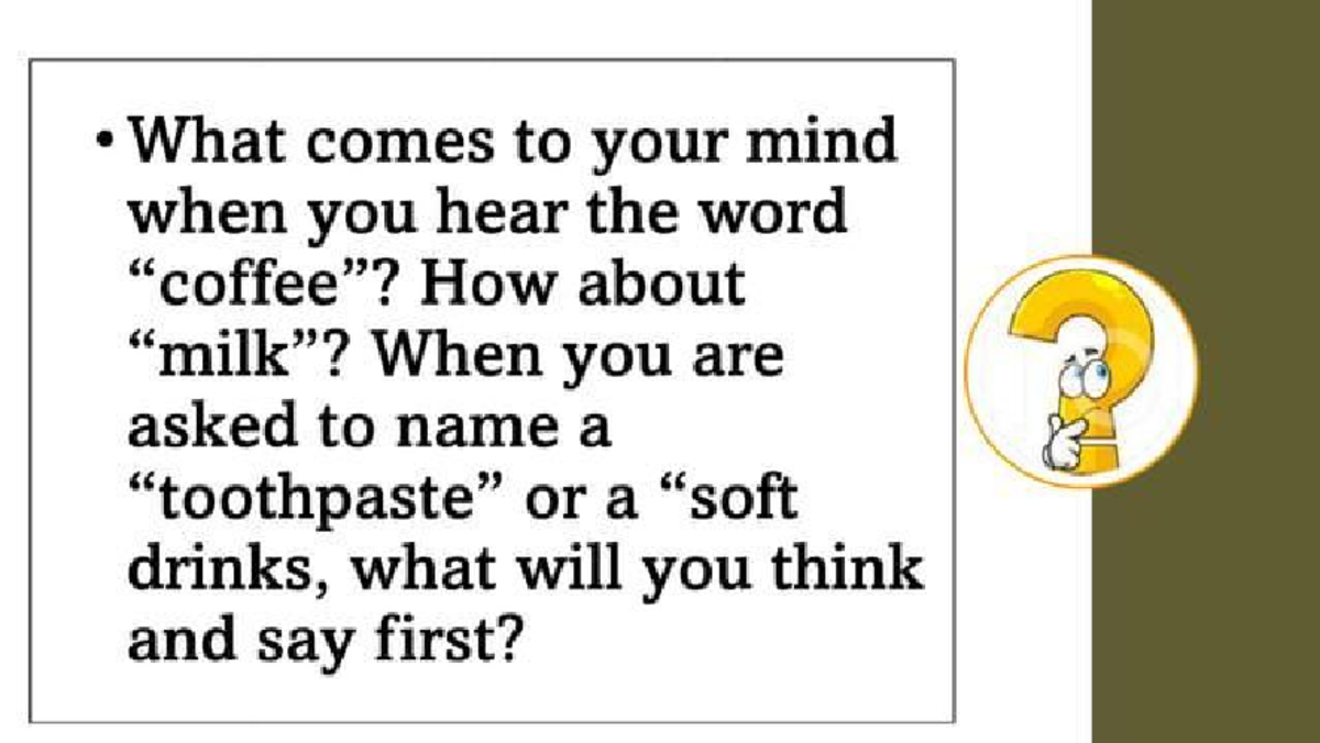 Entrep 101: Developing a Brand Name for Your Business - Studocu