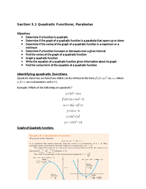 Comprehensive Guide to Quadratic, Power, Root & Piecewise Functions ...