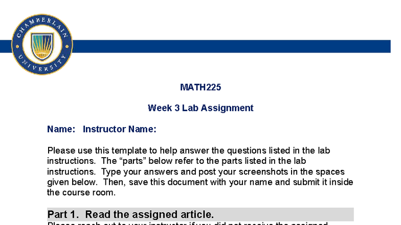 MATH225 Week 3 Lab Assignment: Analyzing Nursing Knowledge on ...