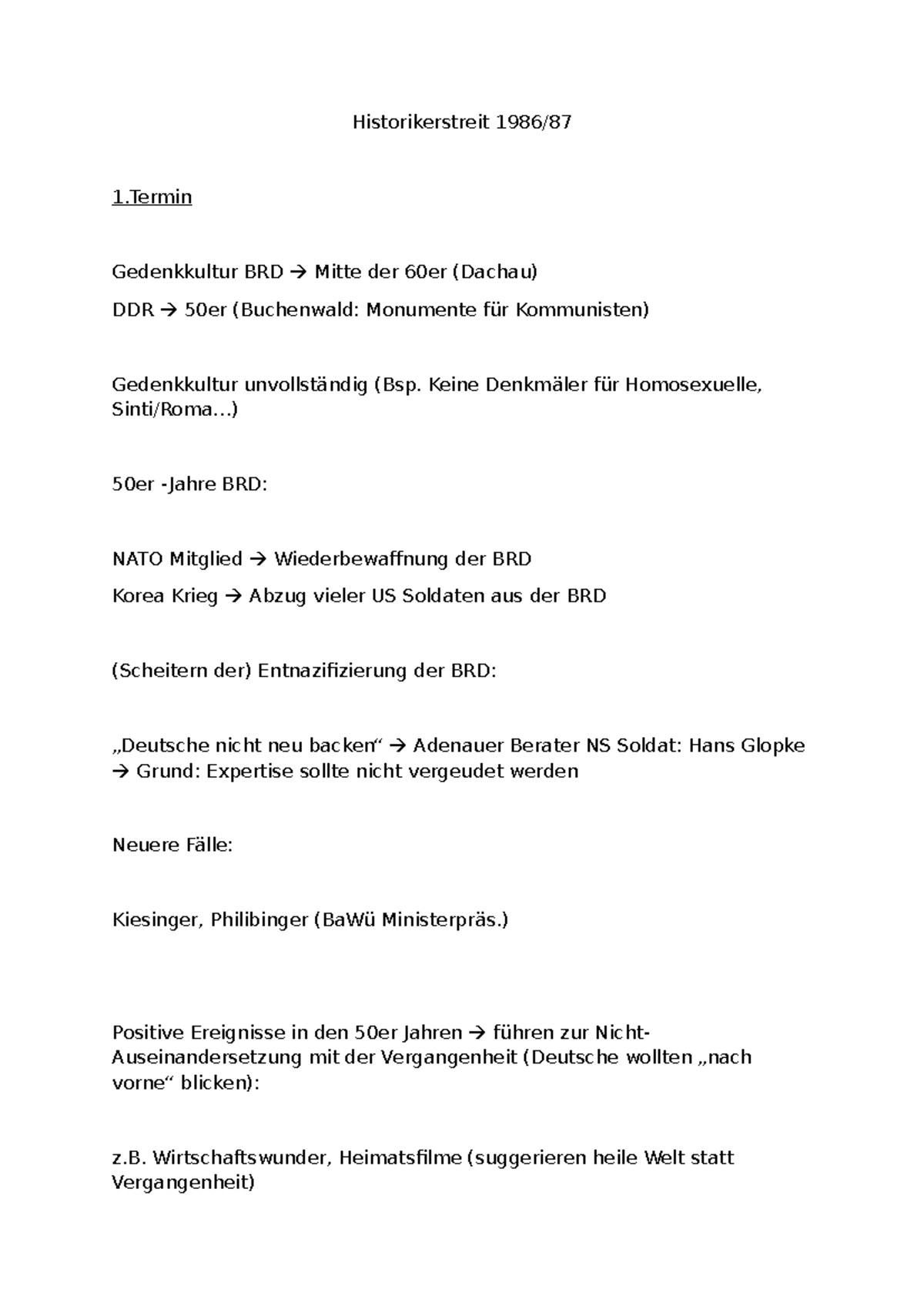 Historikerstreit 1986 Mitschrift - Historikerstreit 1986/ 1 ...