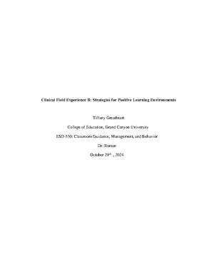 [Solved] Setting Classroom Expectations Using what you have learned ...