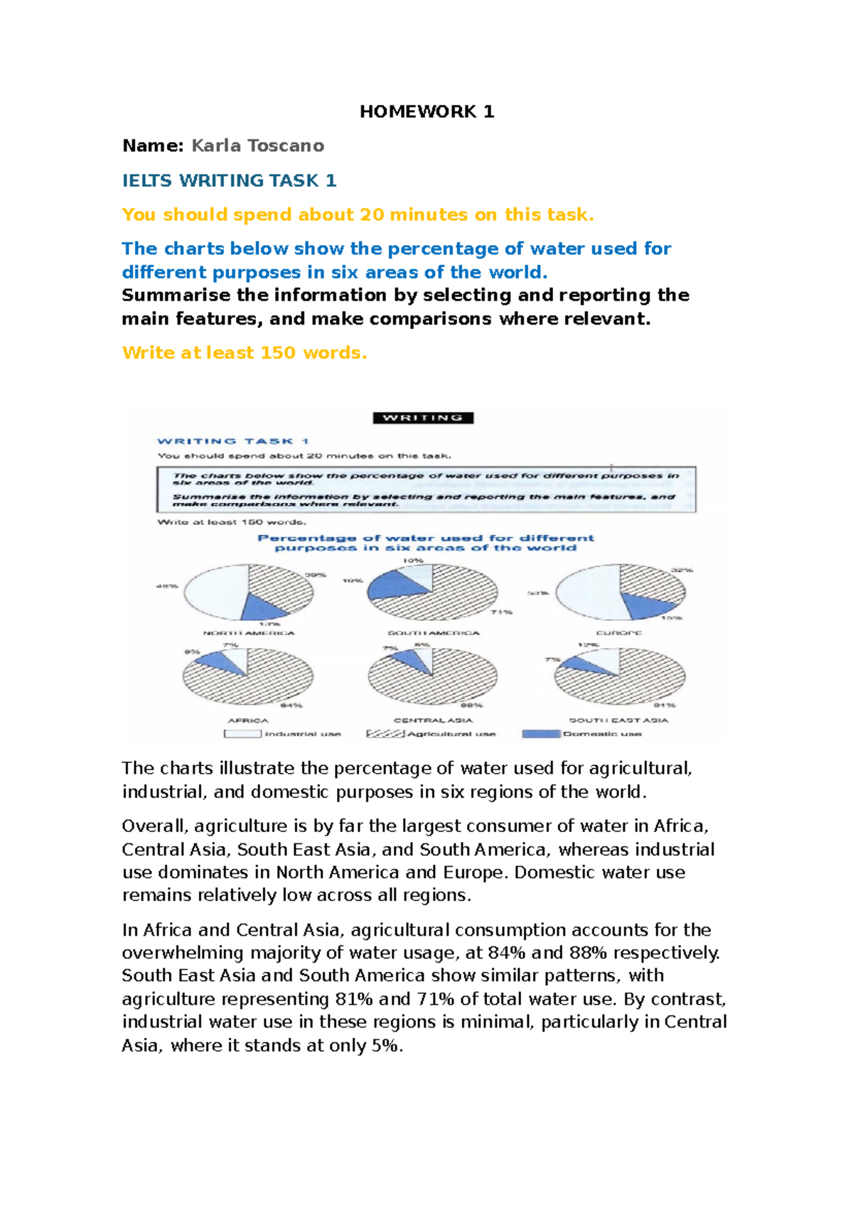 Homework 1 - IELTS Writing Tasks 1 & 2 - Prep Course - Studocu