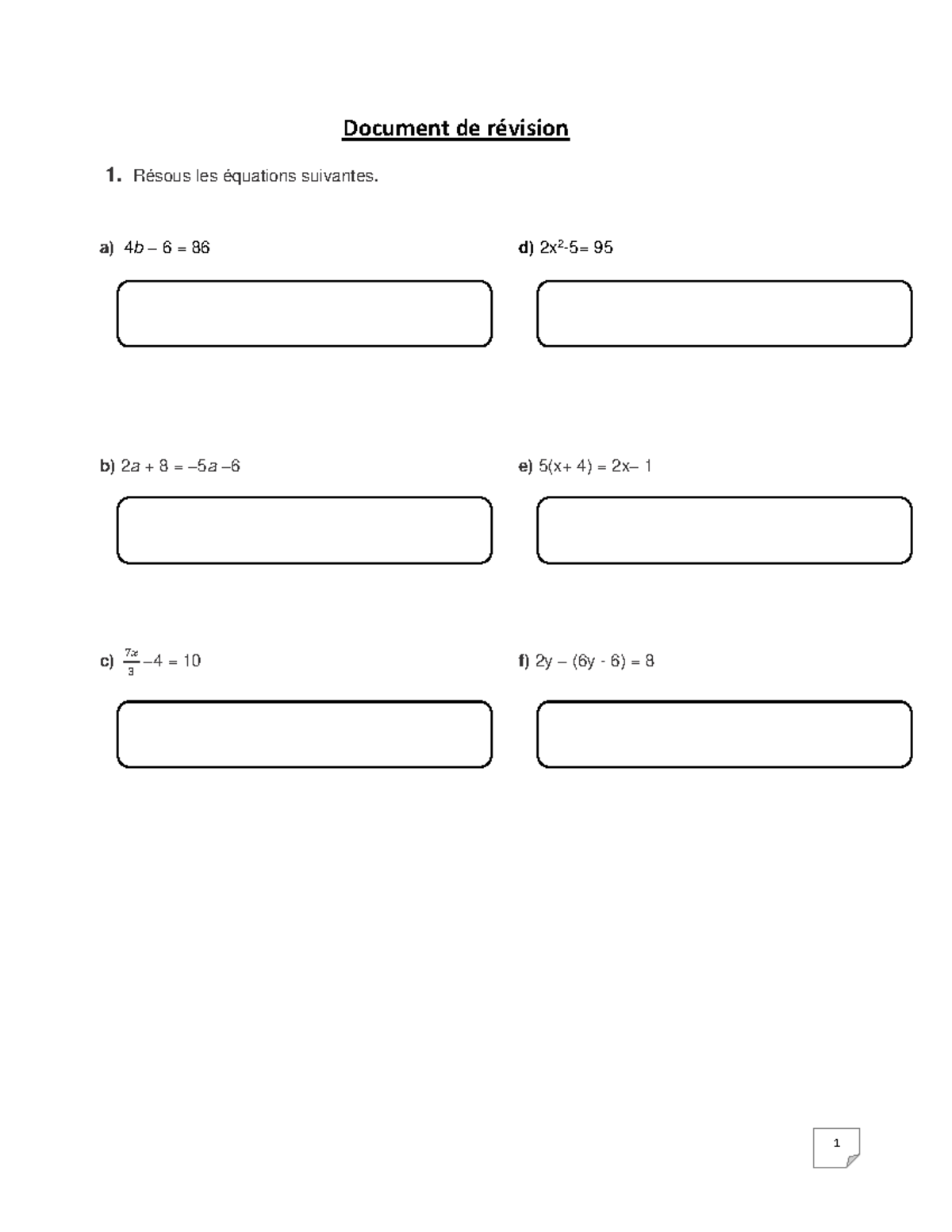 Révision 1: Équations et Gaz à Effet de Serre - Mathématiques 2fd5e920 ...