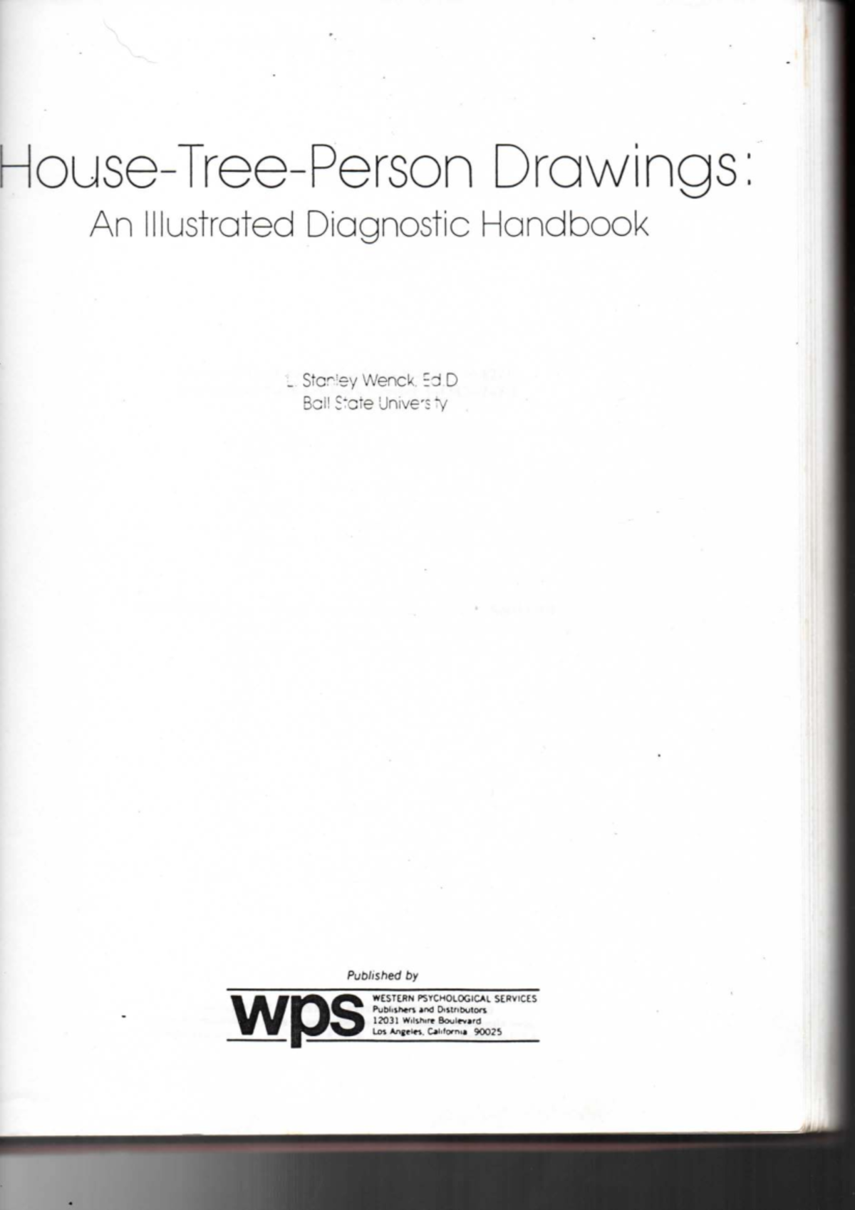 HTP Drawings: An Illustrated Diagnostic Handbook (515599888) - Studocu