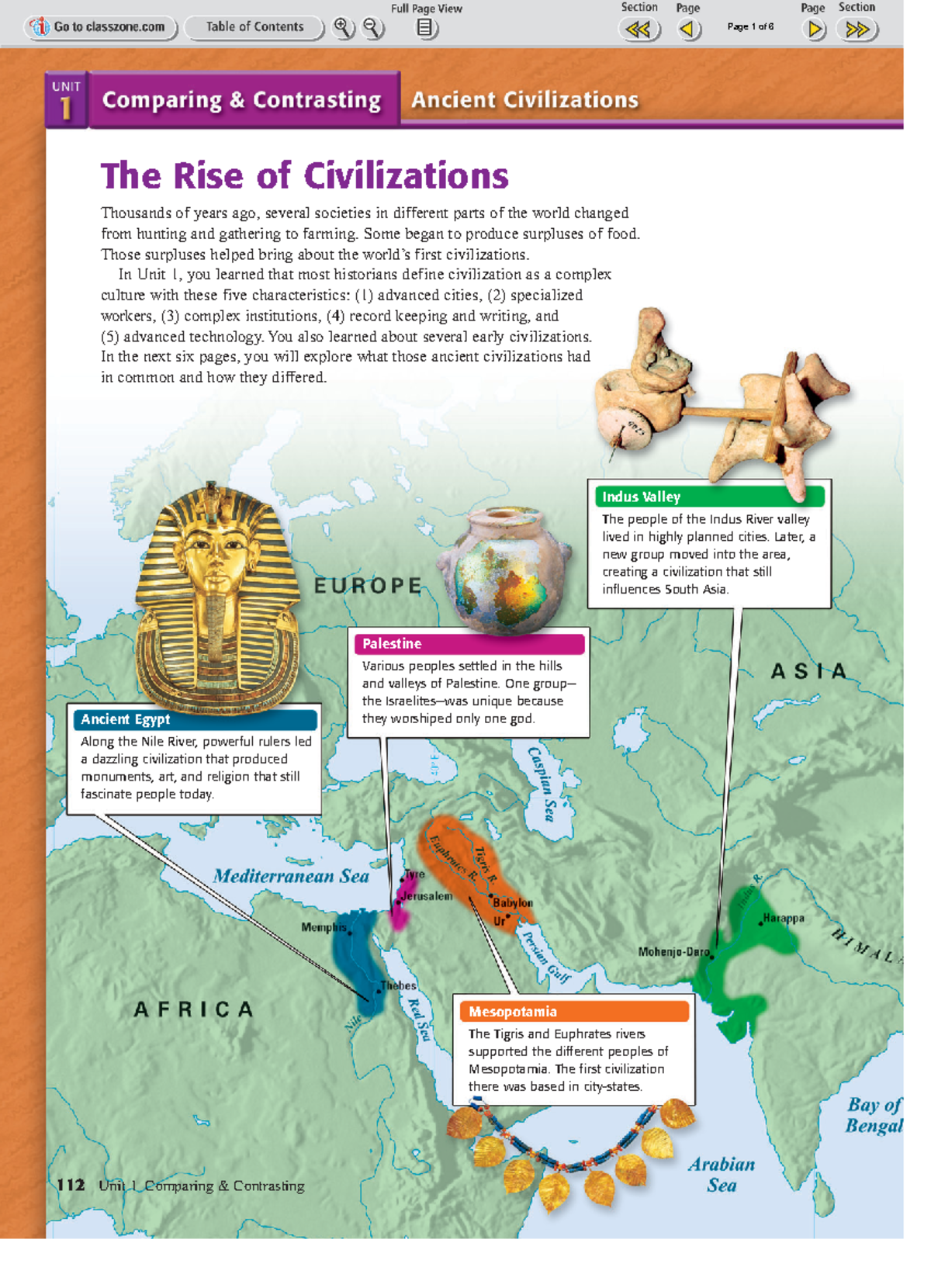 Unit 1: Comparing Ancient Civilizations and Their Characteristics - Studocu