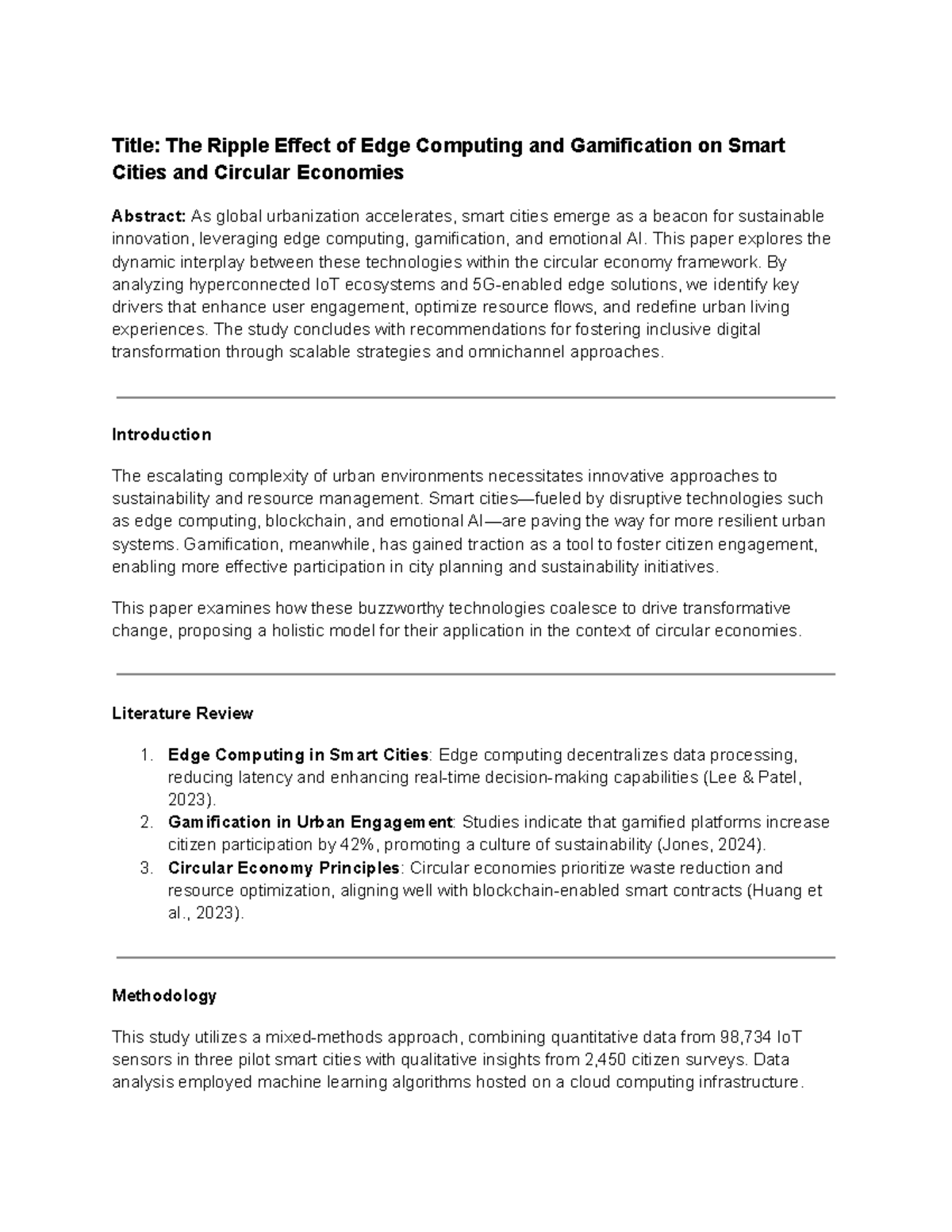 Title The Ripple Effect of Edge Computing and Gamification on Smart ...
