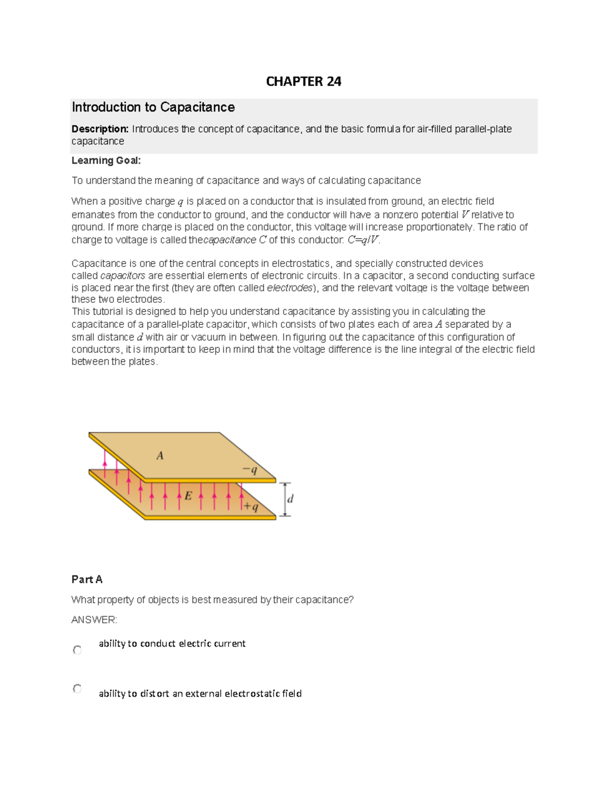 University Physics 2 - Tutorial 24 Solns - CHAPTER Introduction to ...