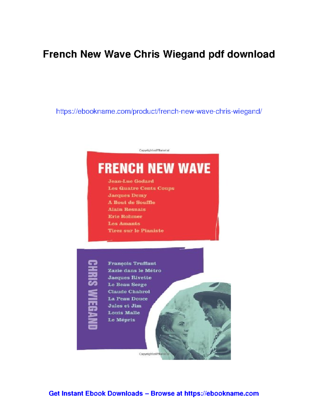 French New Wave: A Comprehensive Study of Cinema's Revolution - Studocu