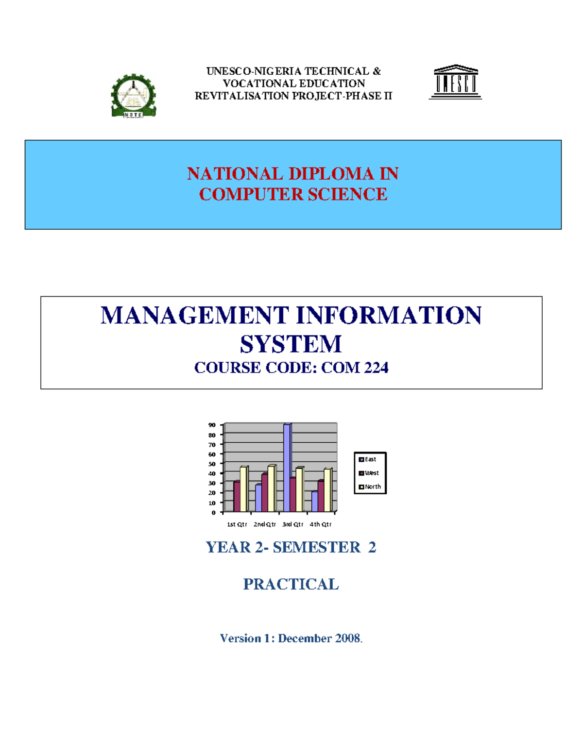 Com 224: Practical on Management Information Systems Techniques - Studocu