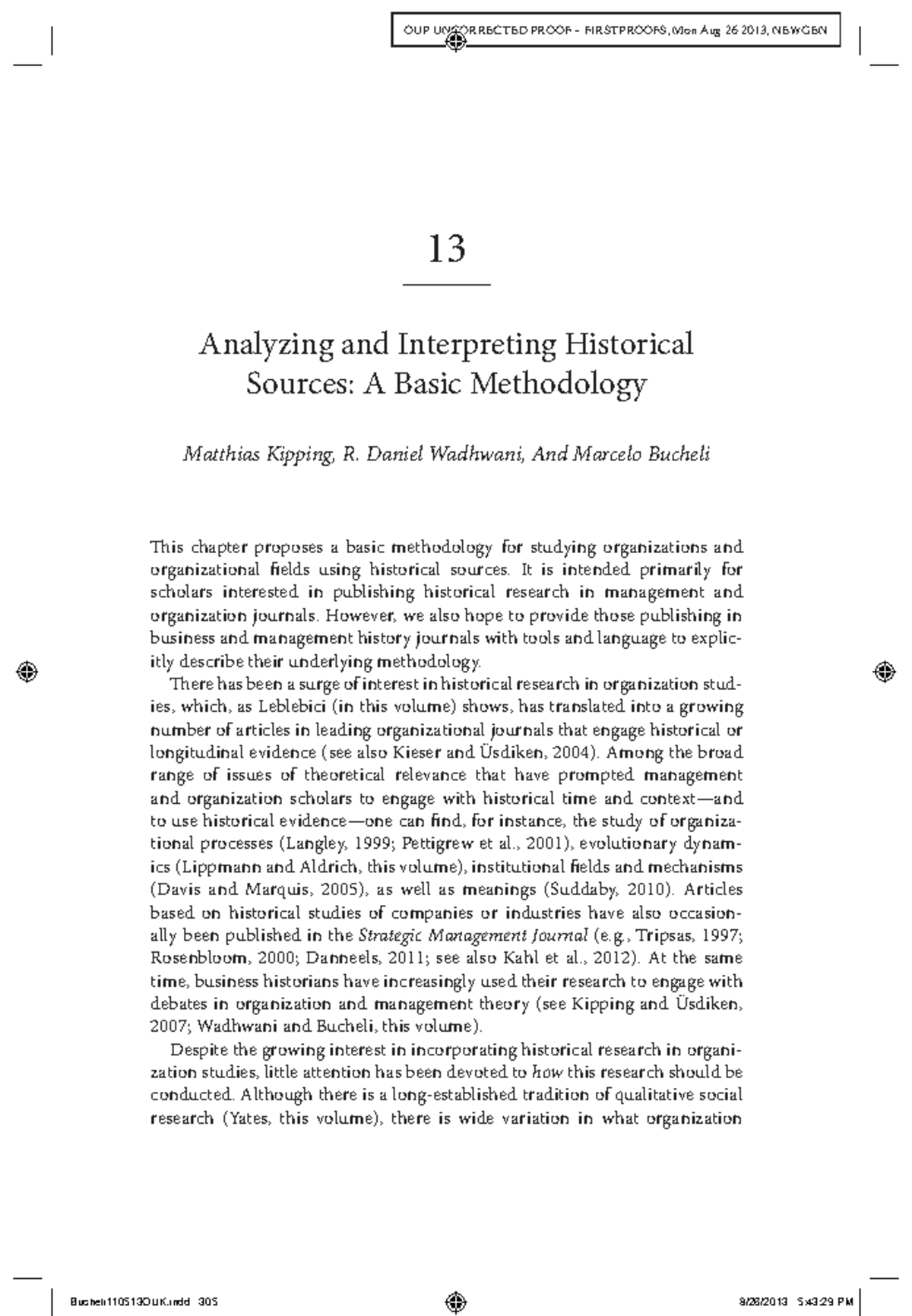 Analyzing and Interpreting Historical Sources: A Basic Methodology (OUP ...