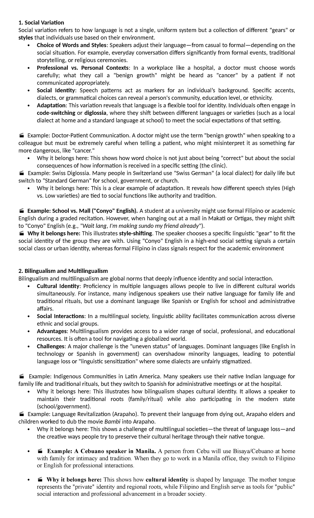 Social Variation and Communicative Competence in Language Use (ENG 101 ...