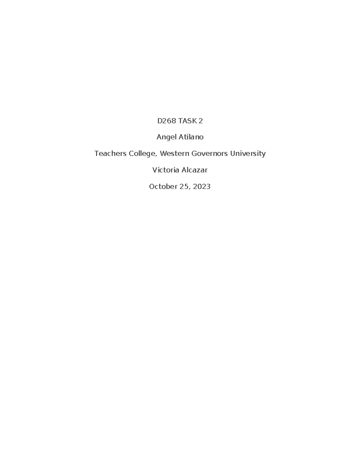 D268 Task 2: Interpersonal Communication & Conflict Resolution Template ...