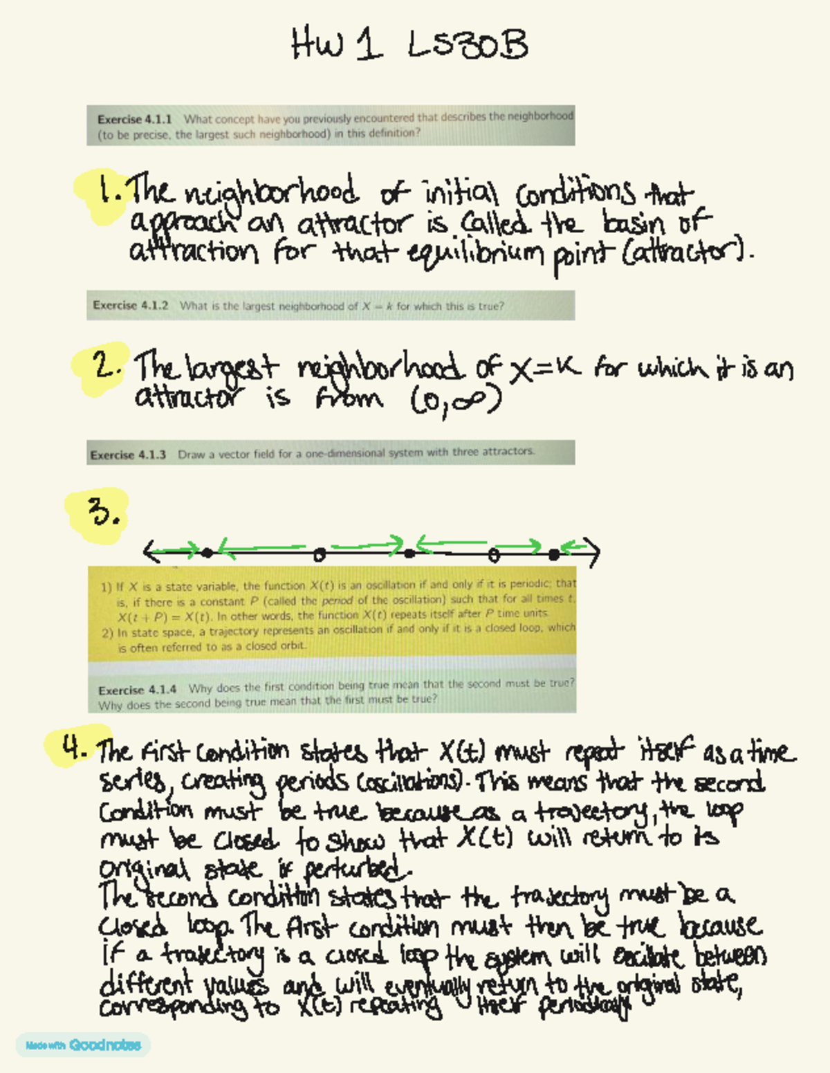 Hw1 LS3OB - Attractor Dynamics and Initial Conditions Analysis - Studocu