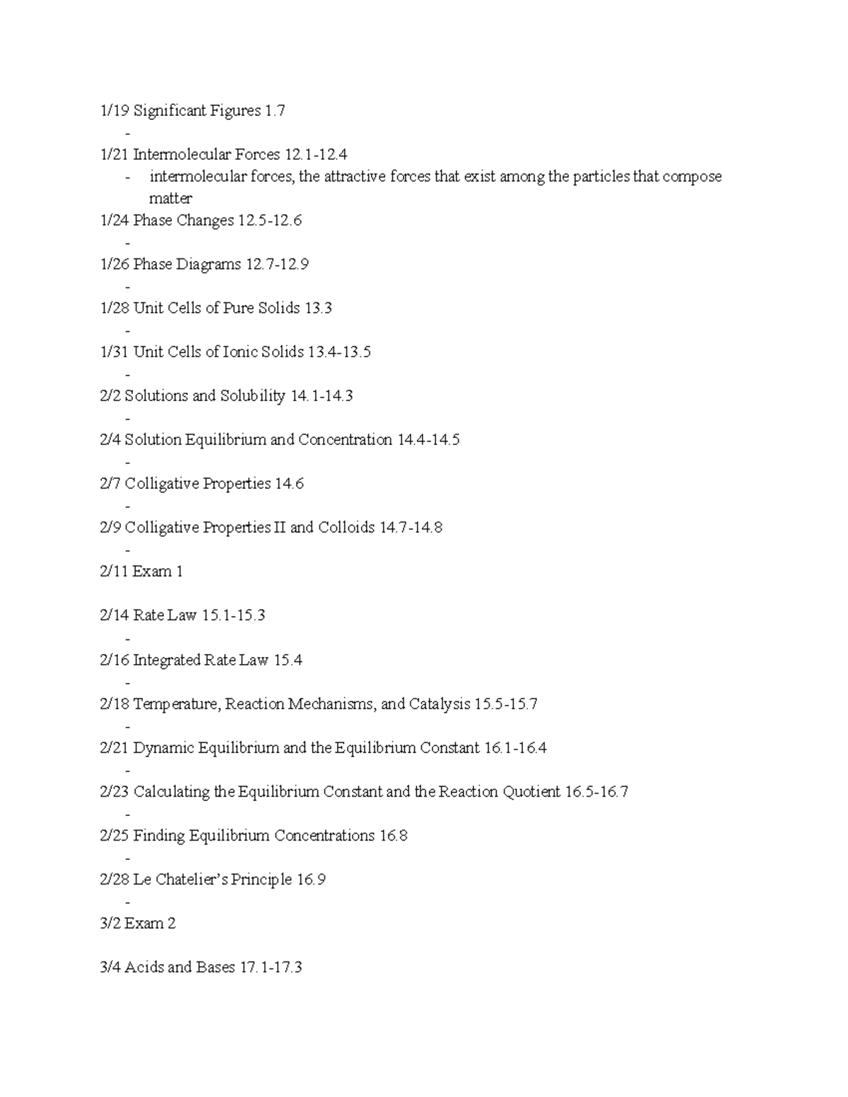 CHE 202 Final Exam Study Guide: Key Concepts and Topics - Studocu