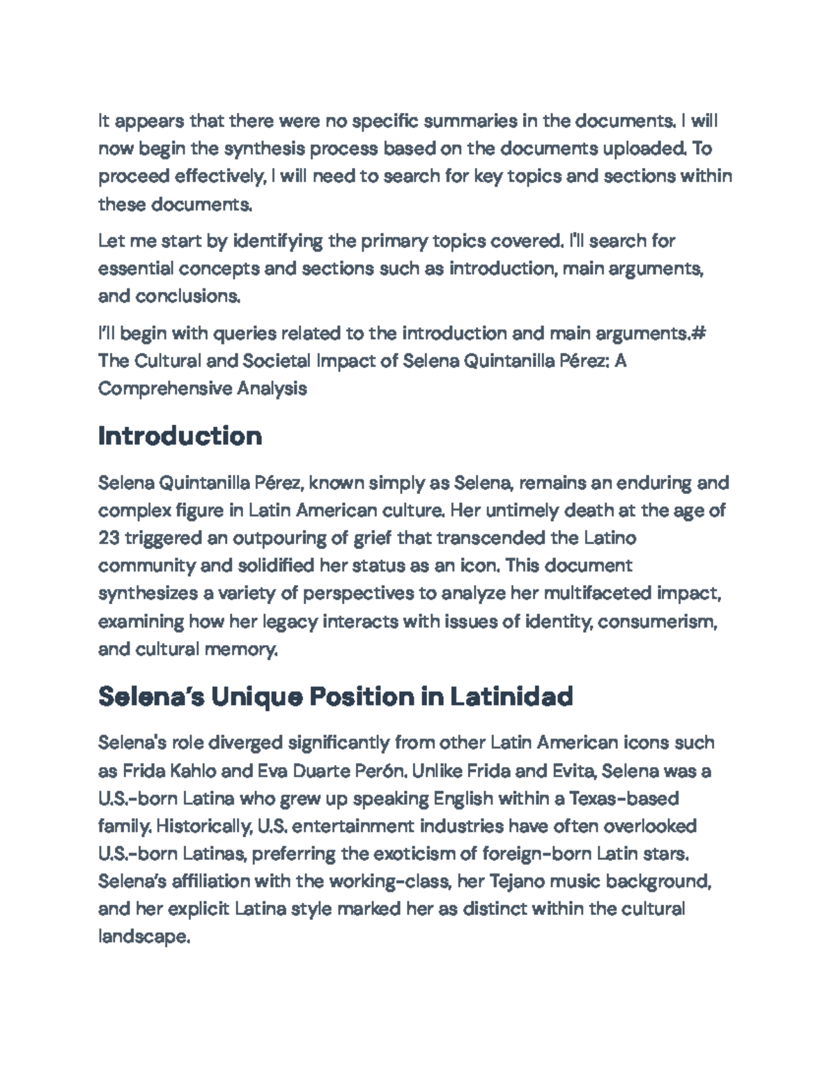 Cultural Impact and Legacy of Selena Quintanilla Pérez: An Analysis ...