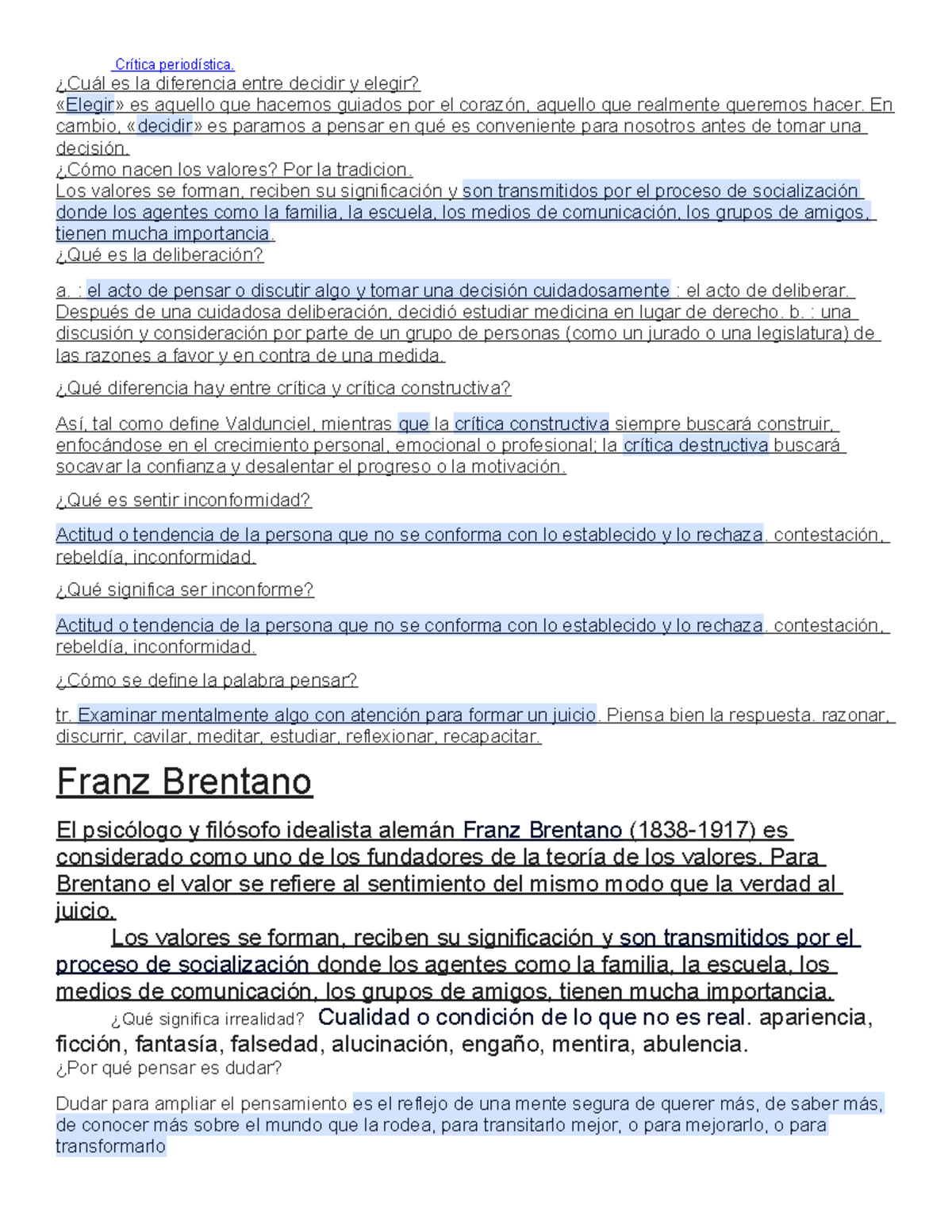 Crítica periodística - critica - Crítica periodística. ¿Cuál es la ...