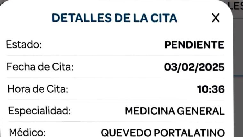 Cita Médica Pendiente - H.I Voto Bernales - Studocu