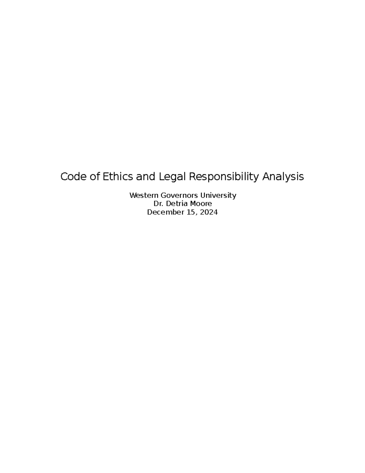 C206 - Task 3 - Studocu - Passing submission - Code of Ethics and Legal Responsibility Analysis ...
