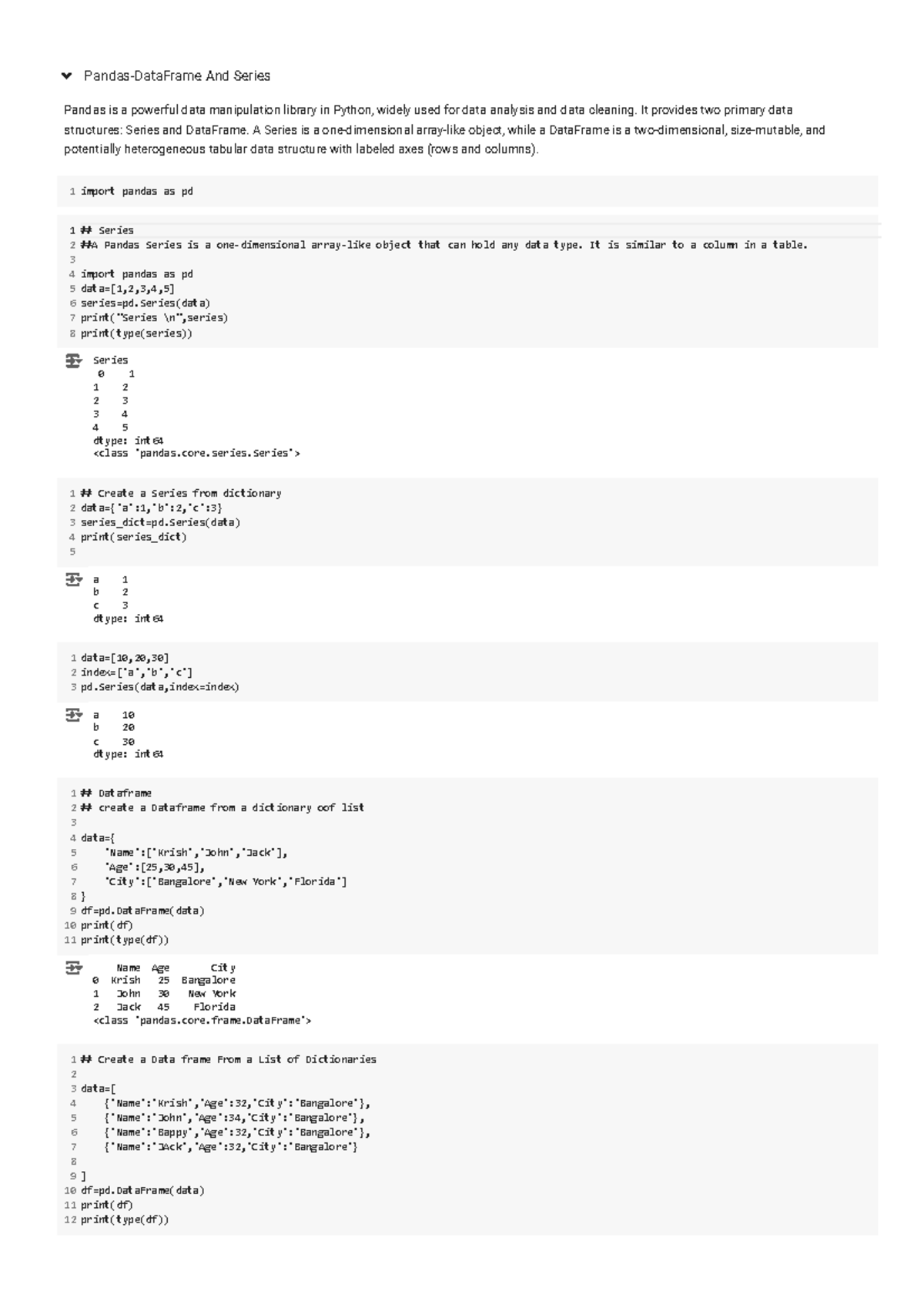 Pandas.ipynb - Colab - This contains python practices of python basic programming. Can run ...