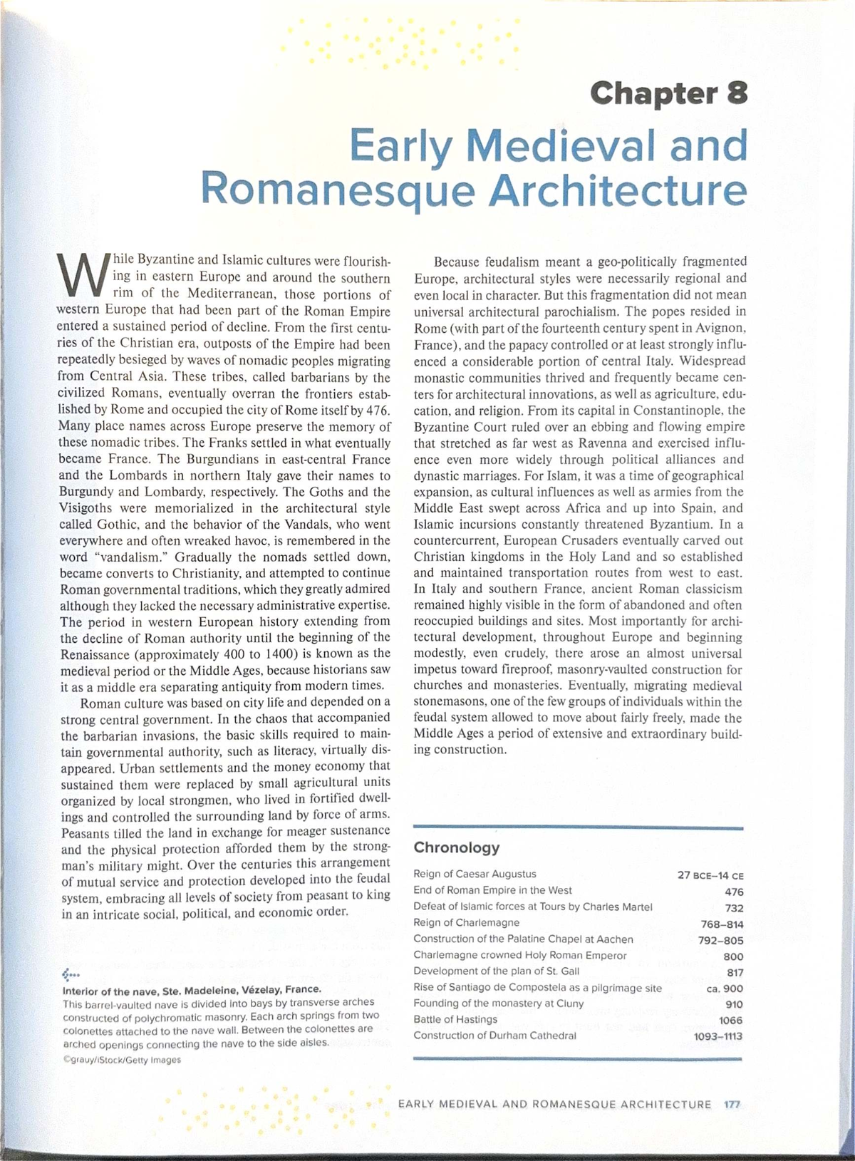 Chapter 8: Early Medieval and Romanesque Architecture (ART 101) - Studocu