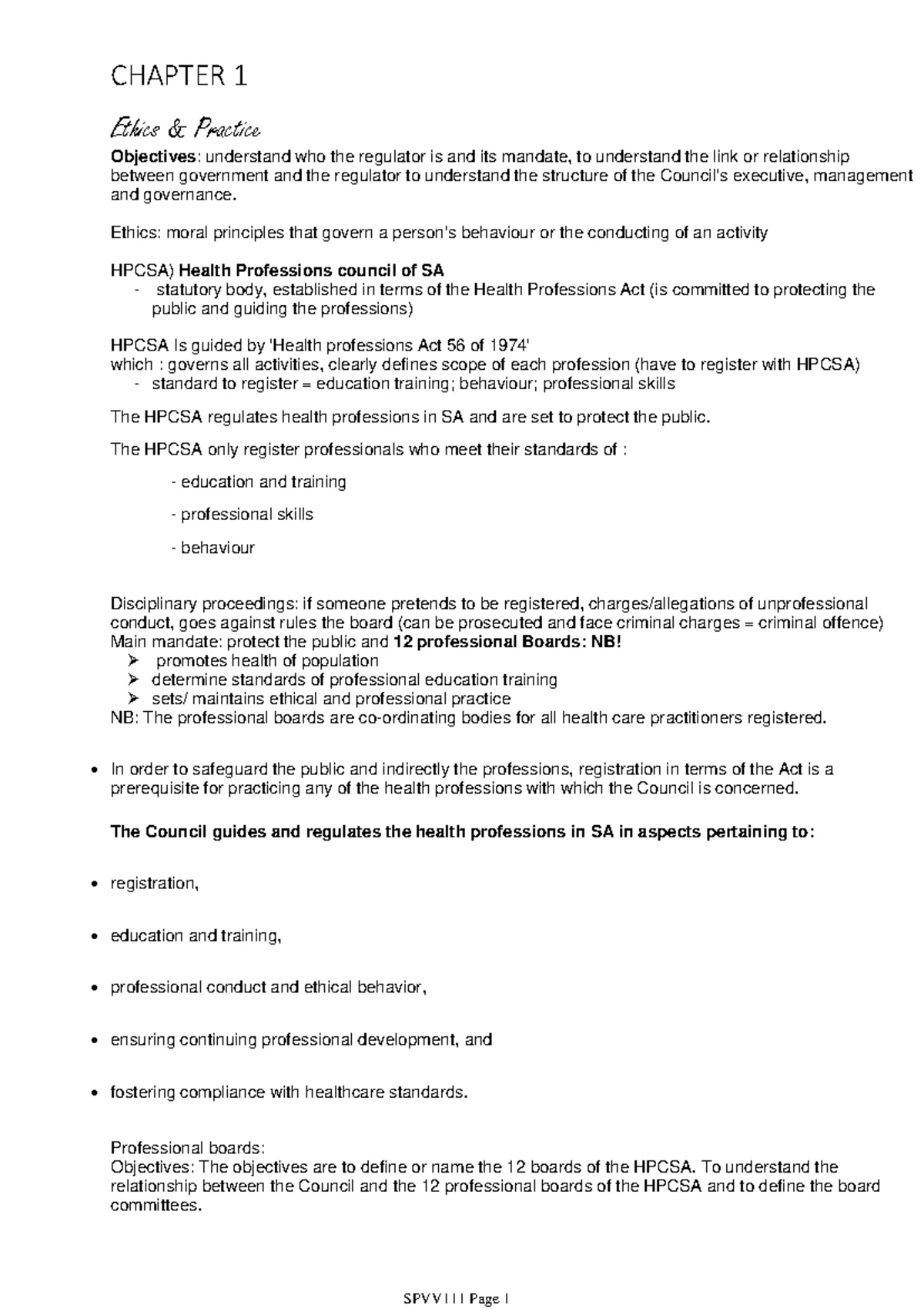 HPCSA Booklet 1: General Ethical Guidelines for Health Care Professions ...