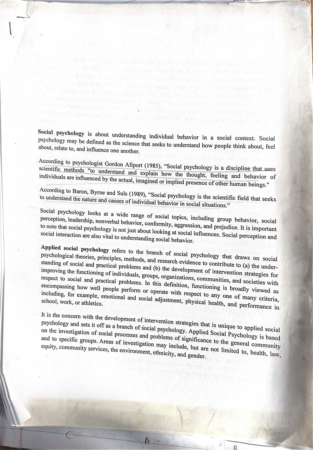 Social Psychology in India: Historical Perspectives and Current Trends ...