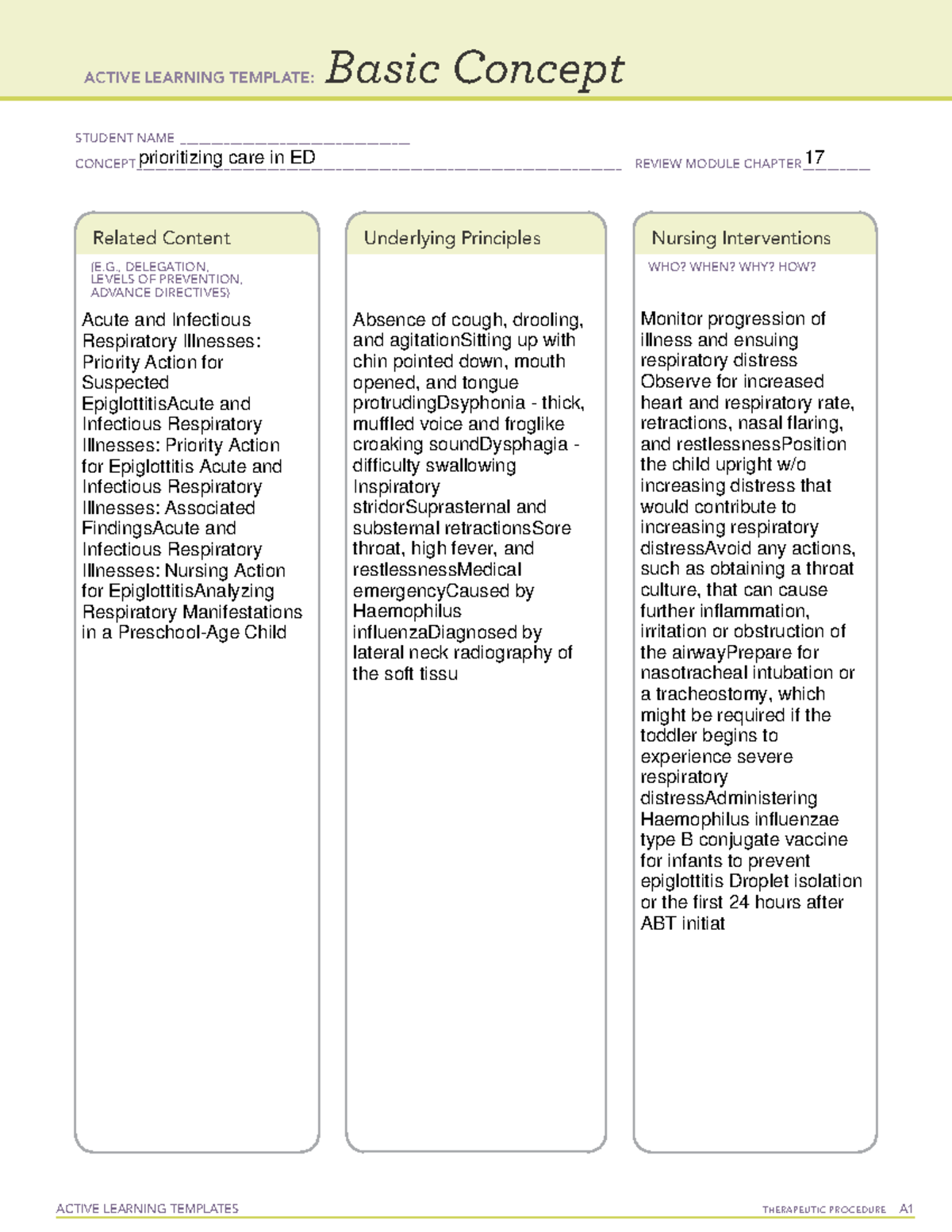 Prioritizing Care in Emergency Department (ED) - Active Learning ...