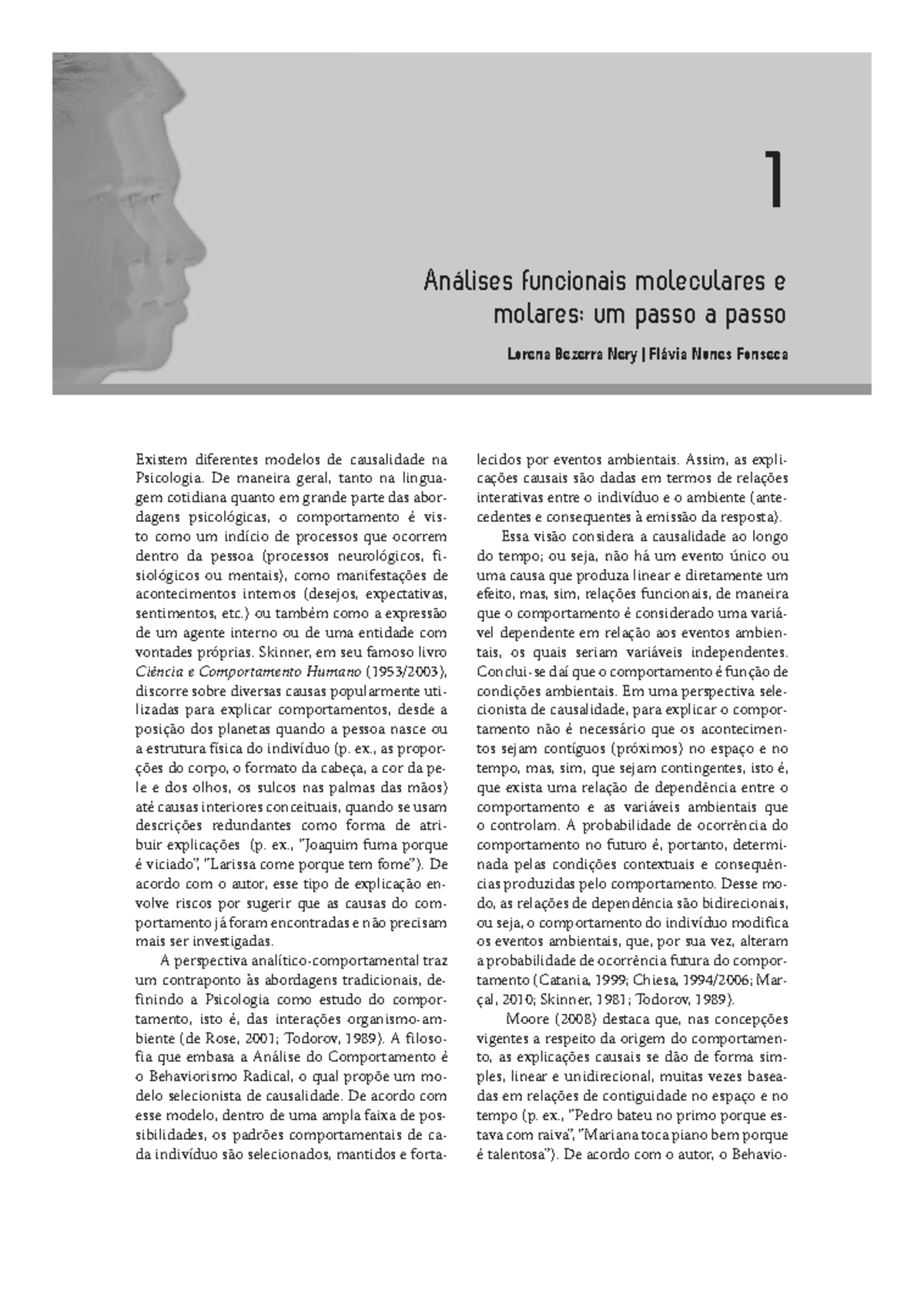 Teoria e Formulação de Casos em Análise Comportamental Clínica - 89709 ...