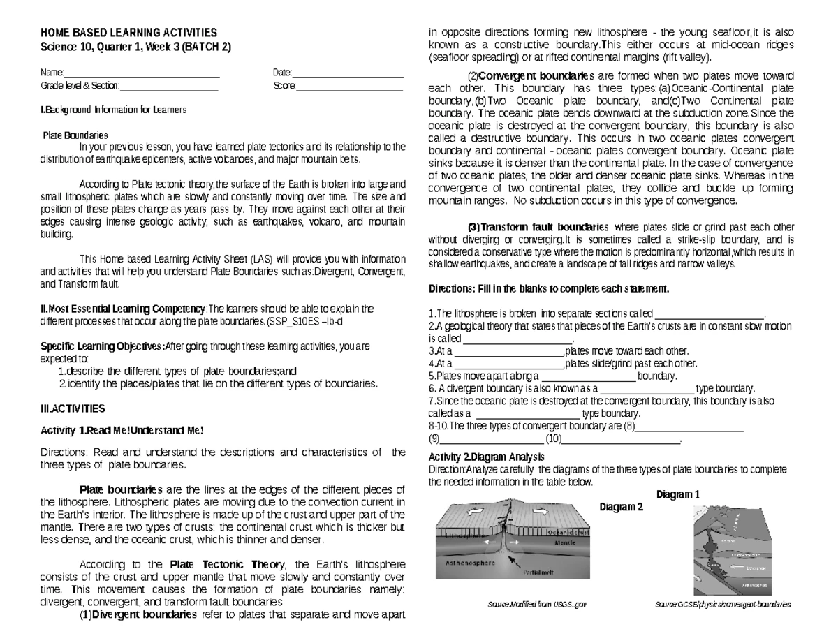 DLL9w8 - Daily Lesson Log for Grade 9 Science Biology Class - Studocu