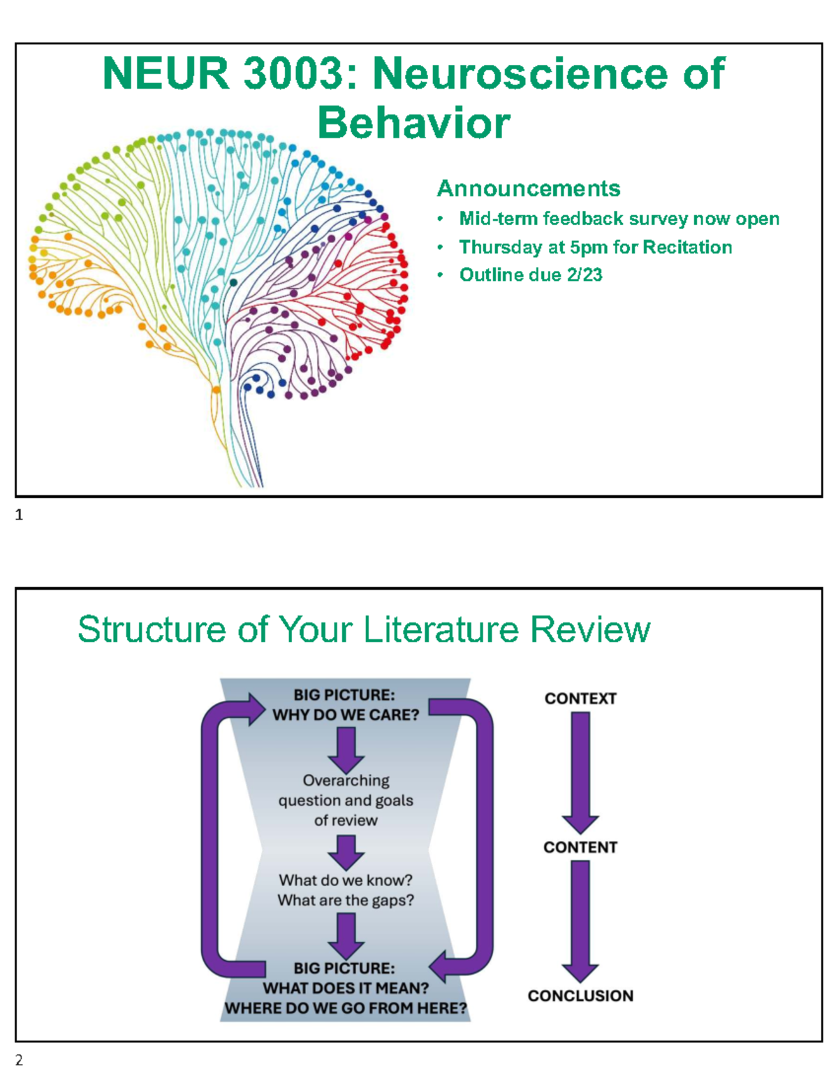 NEUR3003: Sickness Behavior and Neuroinflammation Overview - NEUR 3003 ...