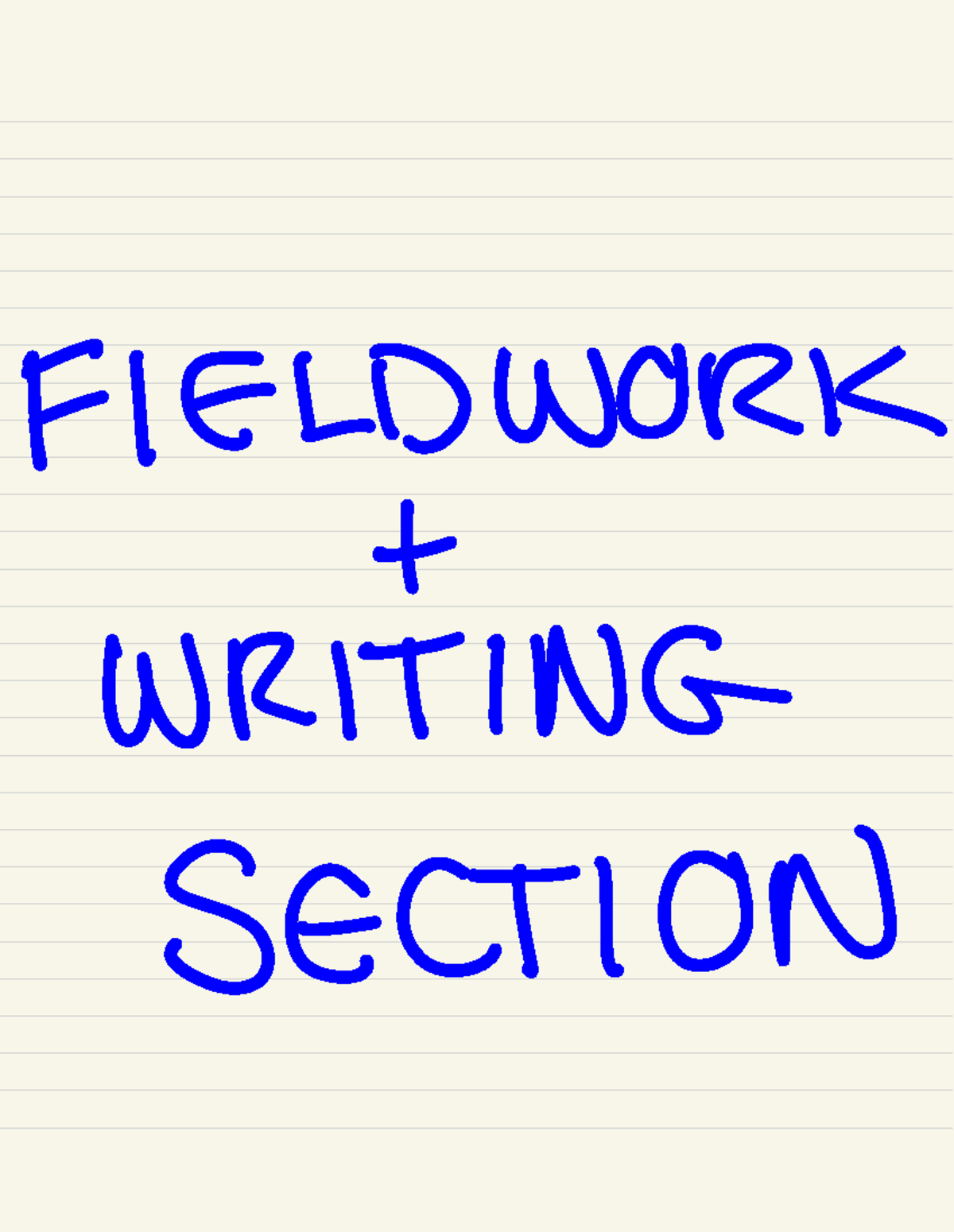 Fieldwork & Writing - Lecture Notes on Methods and Statistical Tests ...