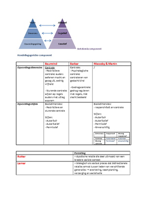 Model van Belsky - Model van Belsky Centrale vraag: Welke factoren ...