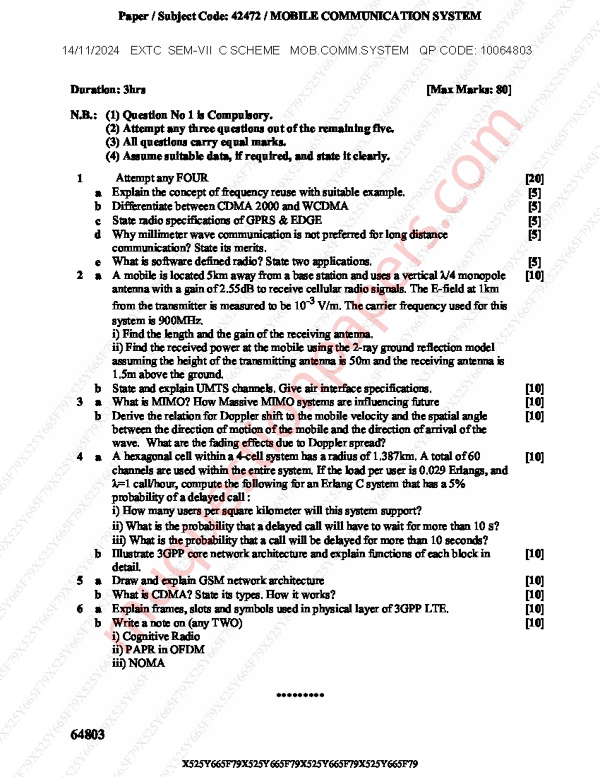 Be electronics-and-telecommunication semester-7 2024 december - Studocu