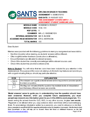 [Solved] Sants students are always encouraged to review the modules ...