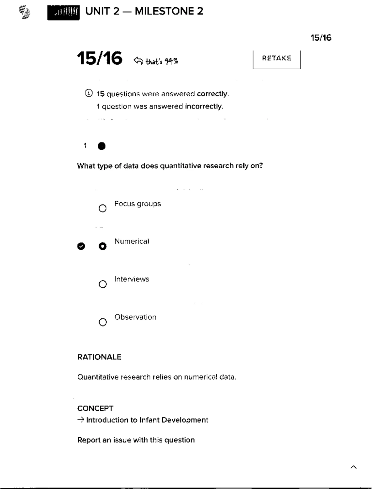 Life Span Development: Milestone 3 Overview and Key Insights - Studocu