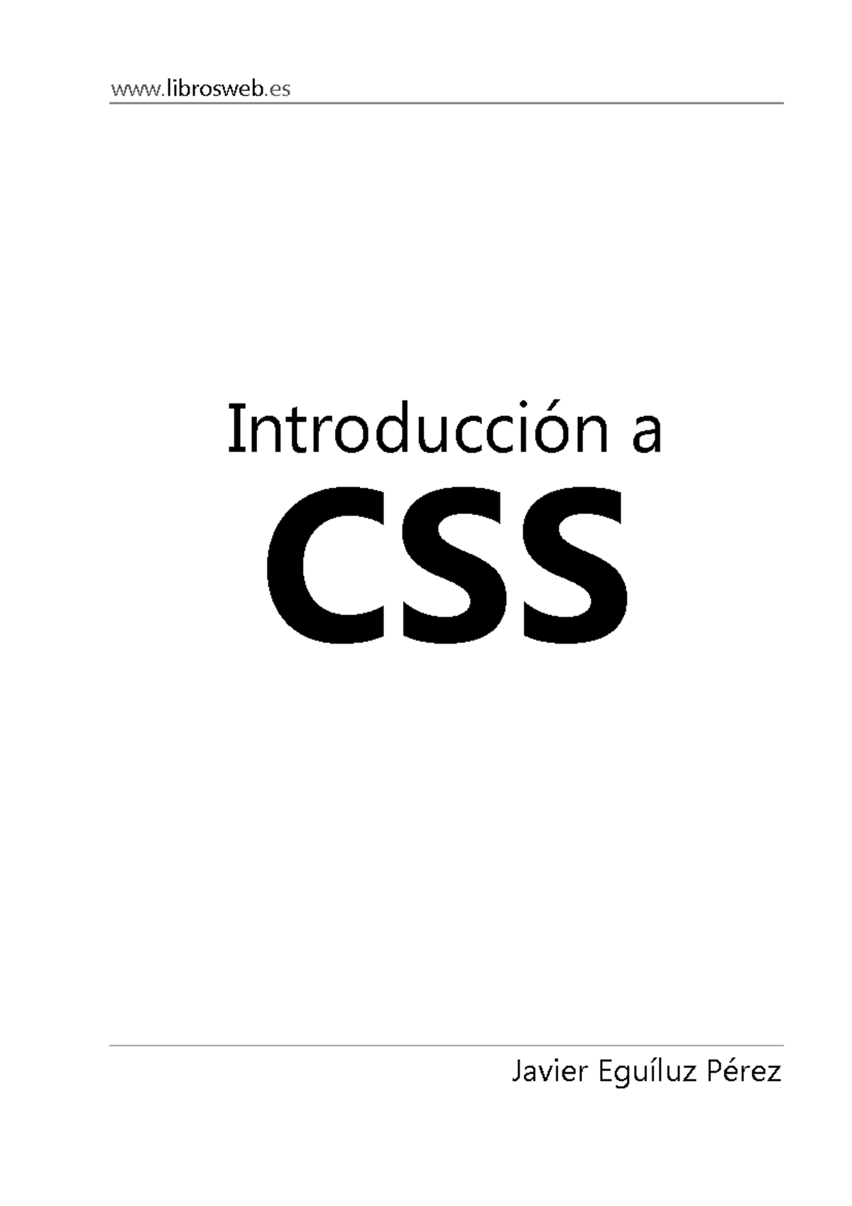 Introduccion a CSS - PDF de informacion sobre css - librosweb ...