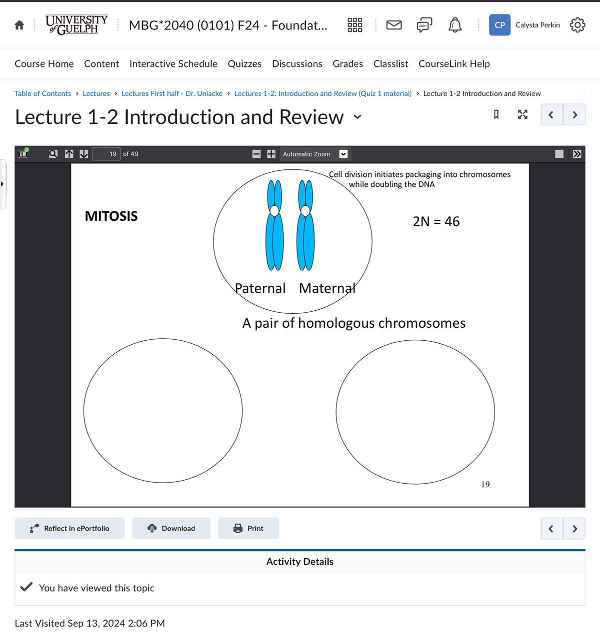 Introduction and Review - MBG - Reflect in ePortfolio Download Print ...