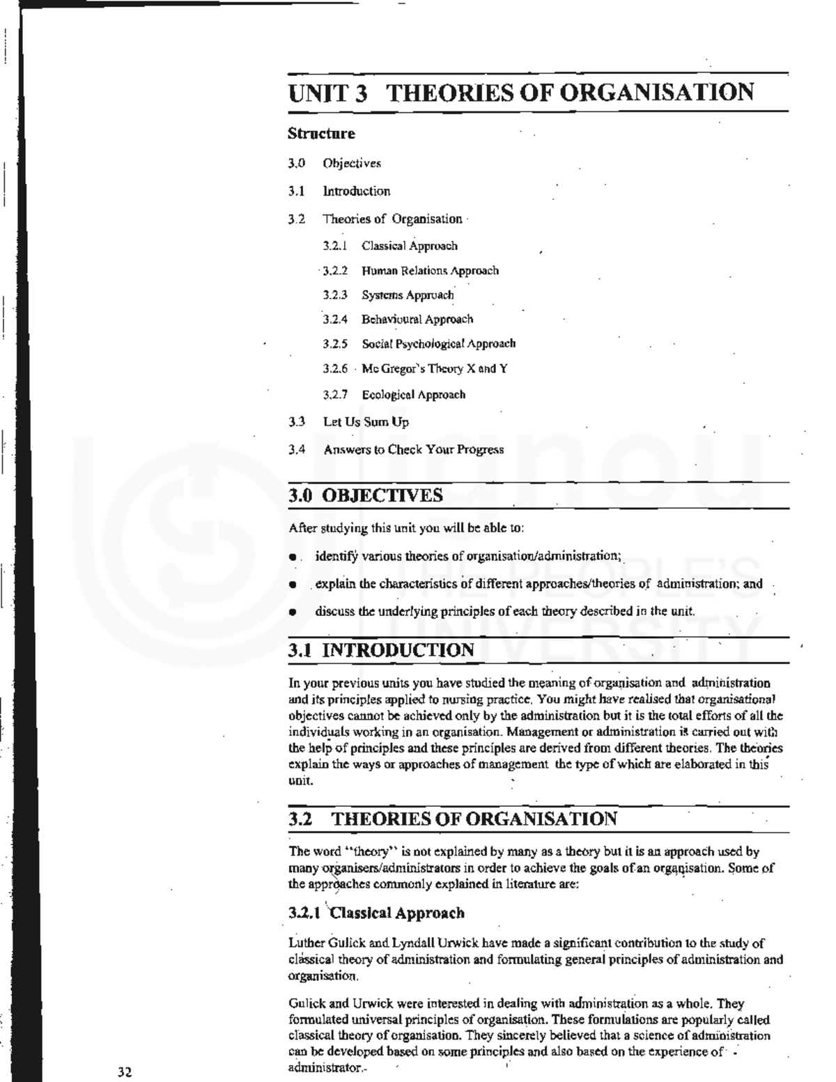 UNIT 3: THEORIES OF ORGANISATION - A Comprehensive Overview - Studocu