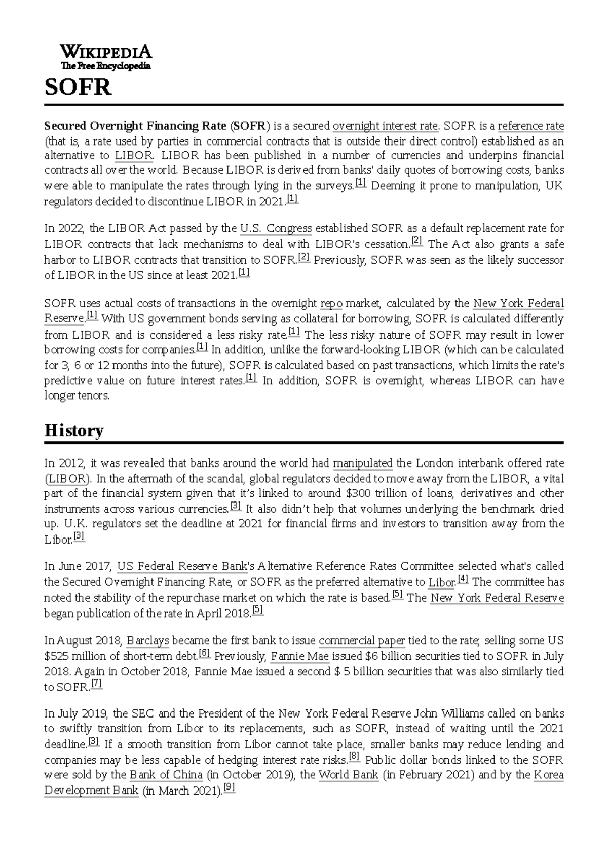 SOFR: Understanding the Secured Overnight Financing Rate Transition ...