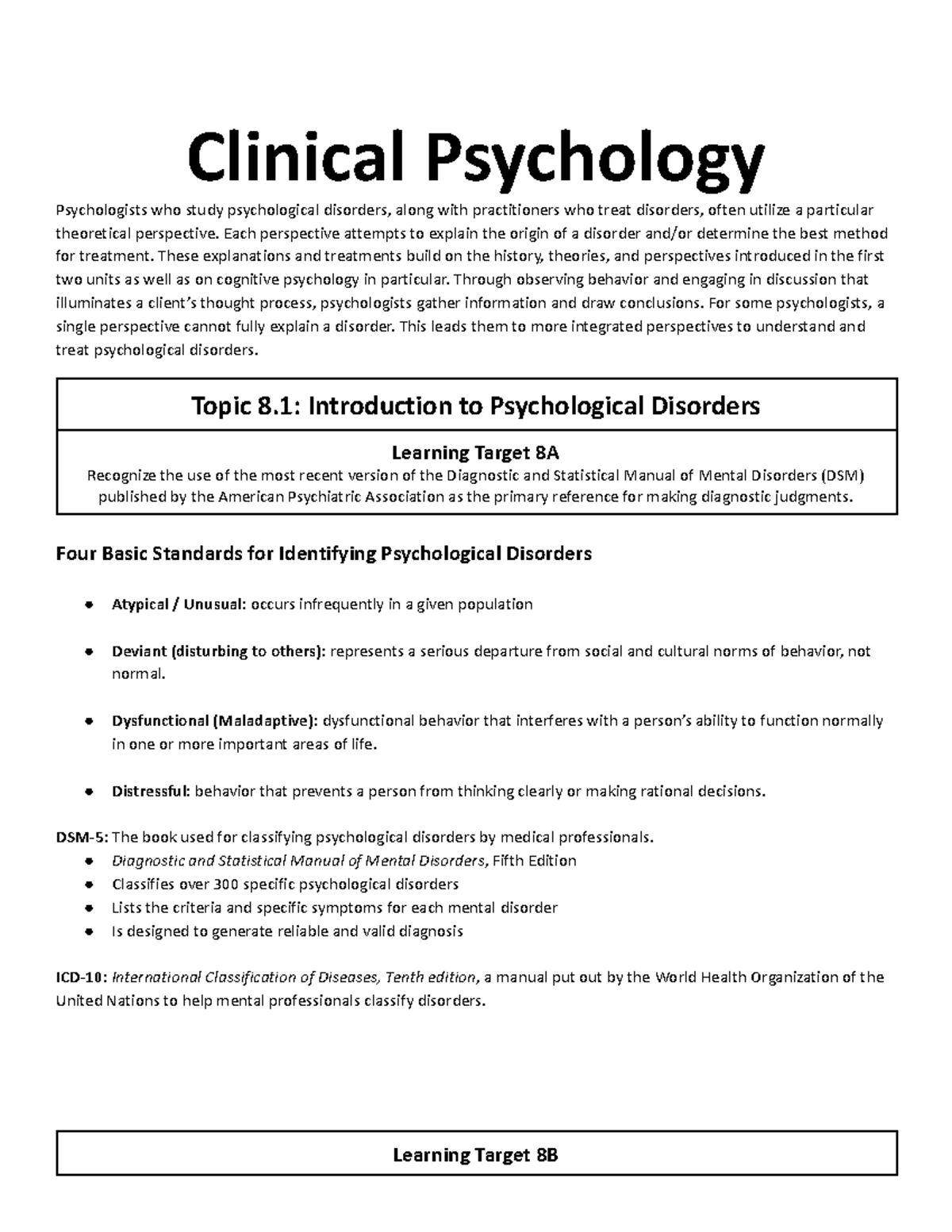 2025 Review: Clinical Psychology Insights and Theoretical Perspectives ...