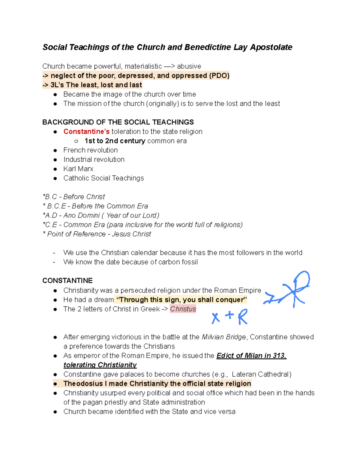 THEO 4: Social Teachings of the Church & Human Dignity Insights - Studocu