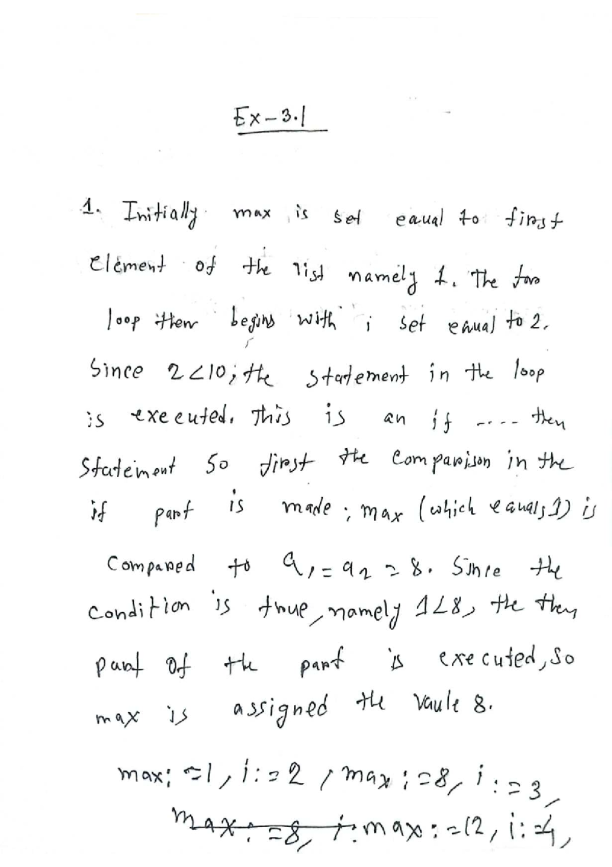 EX 3 - Discrete Mathematics: Procedures and Algorithms Overview - Studocu